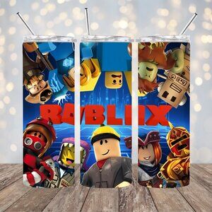 Handmade | Dining | Roblox Skinny Tumbler Drinking Cup 2 Oz With Ice ...